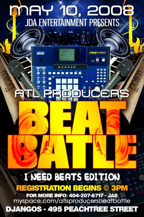 Atlanta Area Producers Beat Battle May 10th, 2008 - Crate Kings
